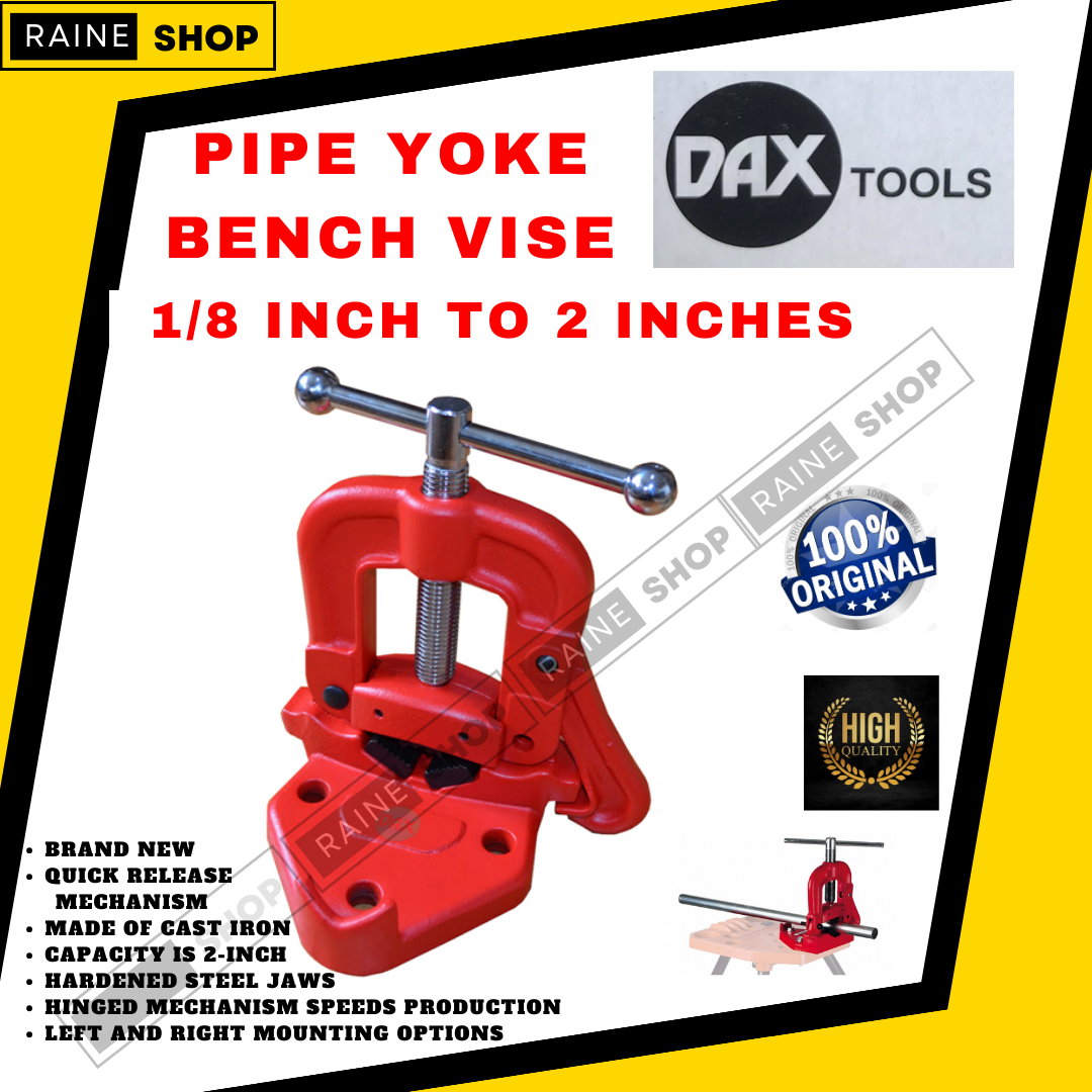 Pipe Vise Bench Yolk Vise 1/8 inch to 2 inches | Lazada PH