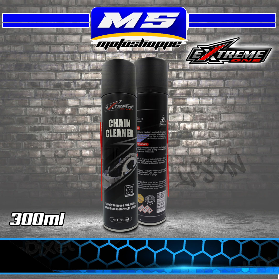 EXTREME ONE CHAIN CLEANER 300ML-MOTOSHOPPE | Lazada PH