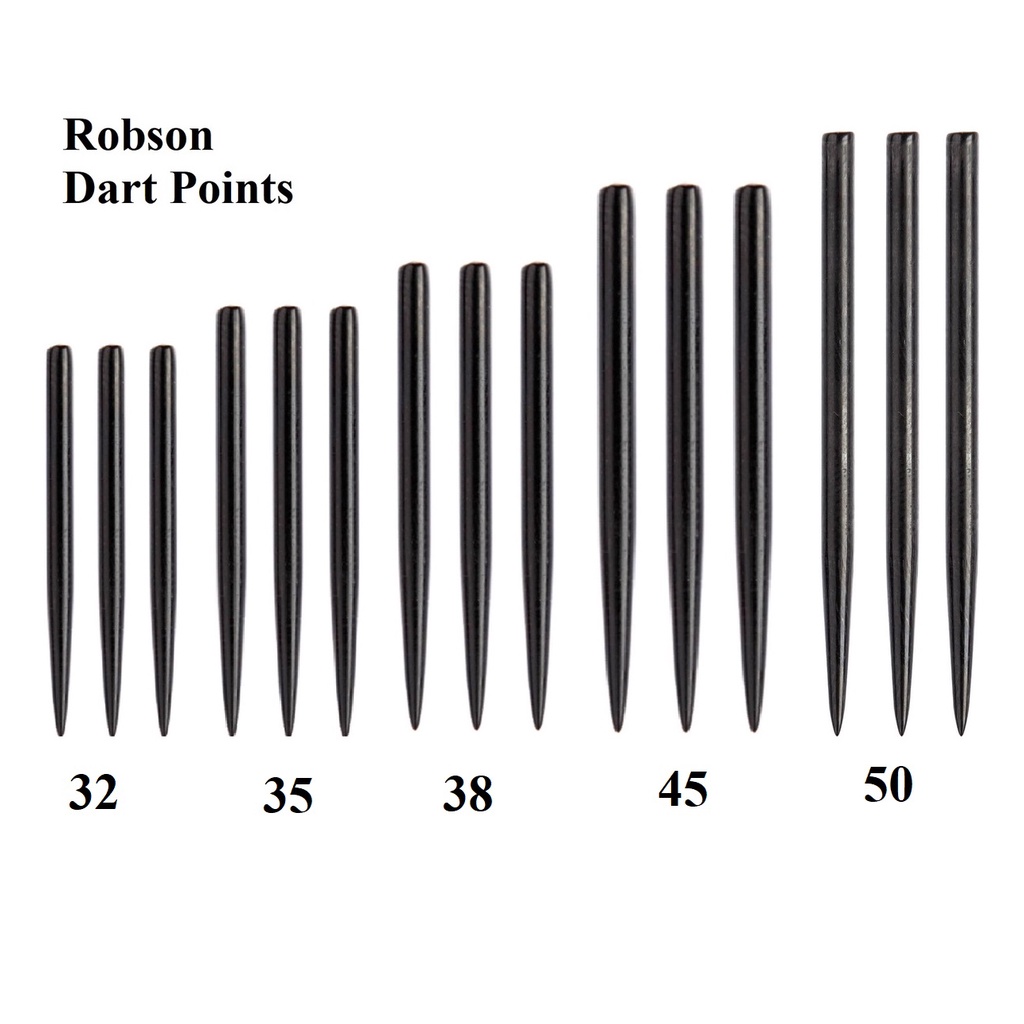 Dart Point Robson Black Smooth 38mm 45mm 50mm Steel tip points | Lazada PH