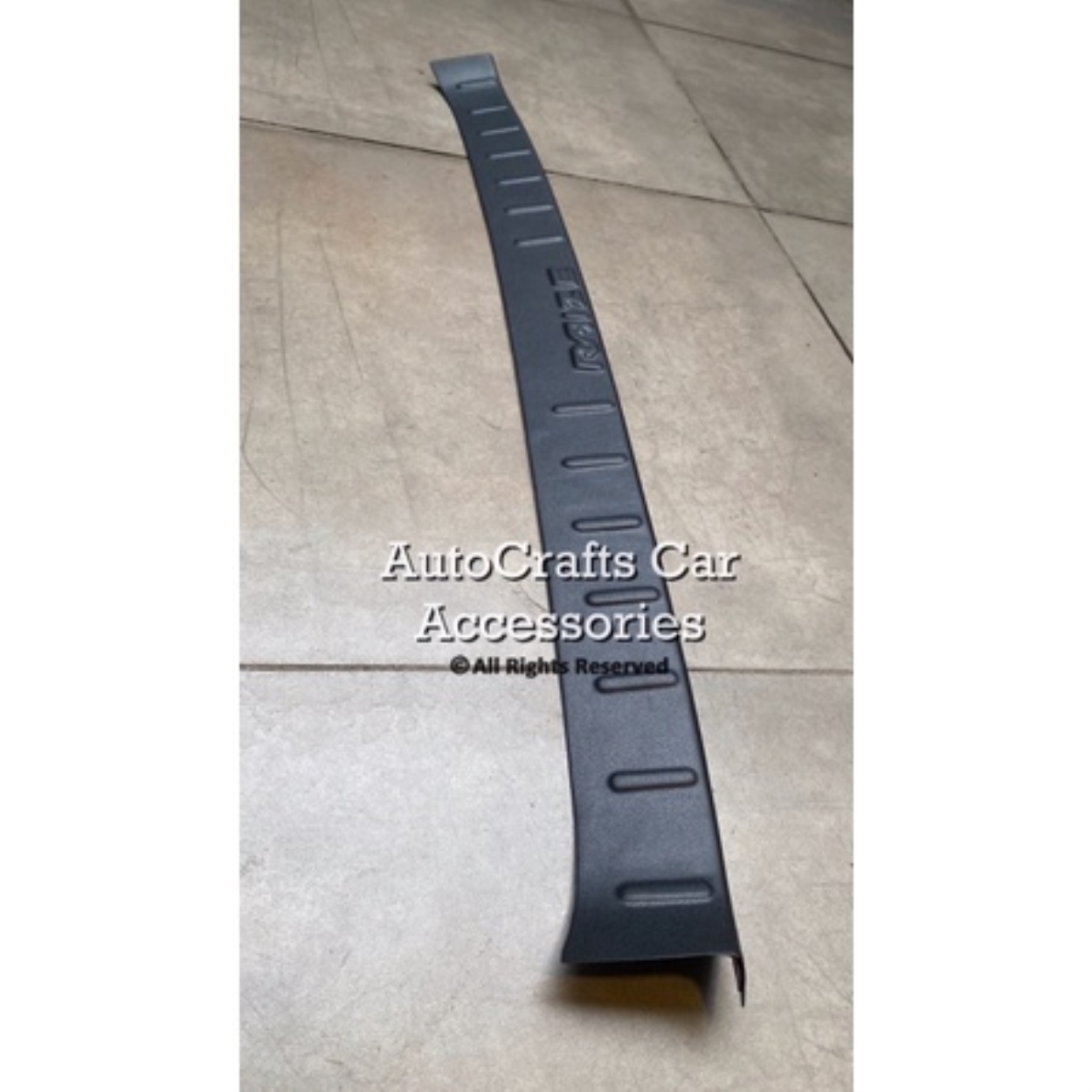 TOYOTA RAIZE 2022-2023 REAR STEPSIL ALL BLACK (SHARK BRAND) | Lazada PH