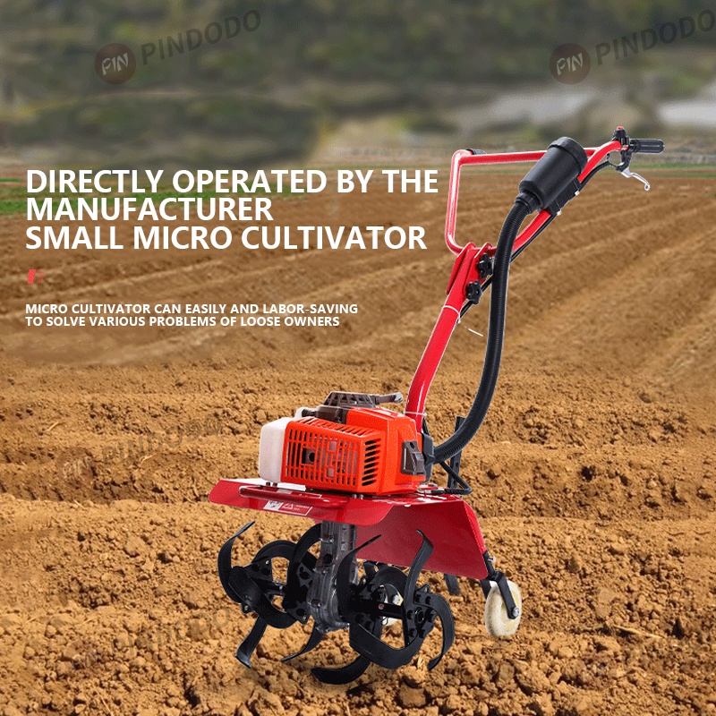 【1 Year Warranty】Micro-tiller, plowing, soil turning and rotary tiller ...