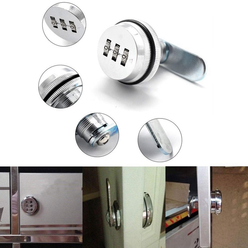 BUREGESS Mechanical Digital 3 Digit Combination Mail Box For Cabinet ...