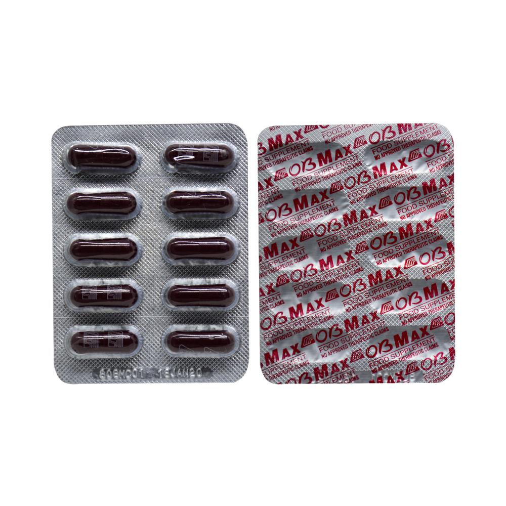 OB MAX Vitamins and Minerals + Folic Acid; Iron and Taurine (Sold per ...