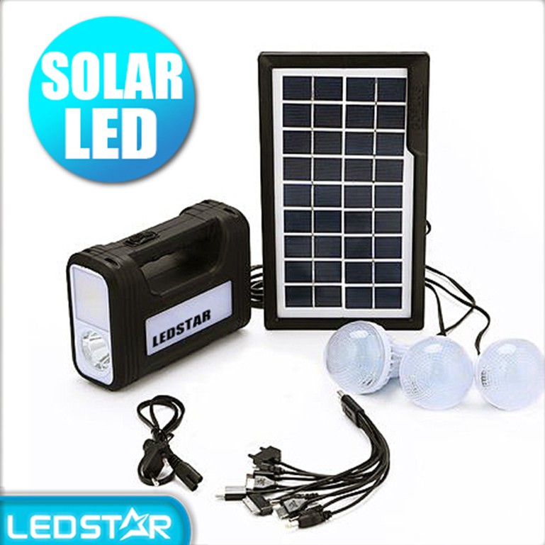 GD Solar Lighting System GD-8017 Outdoor Sunlight Solar Bulb Camping ...