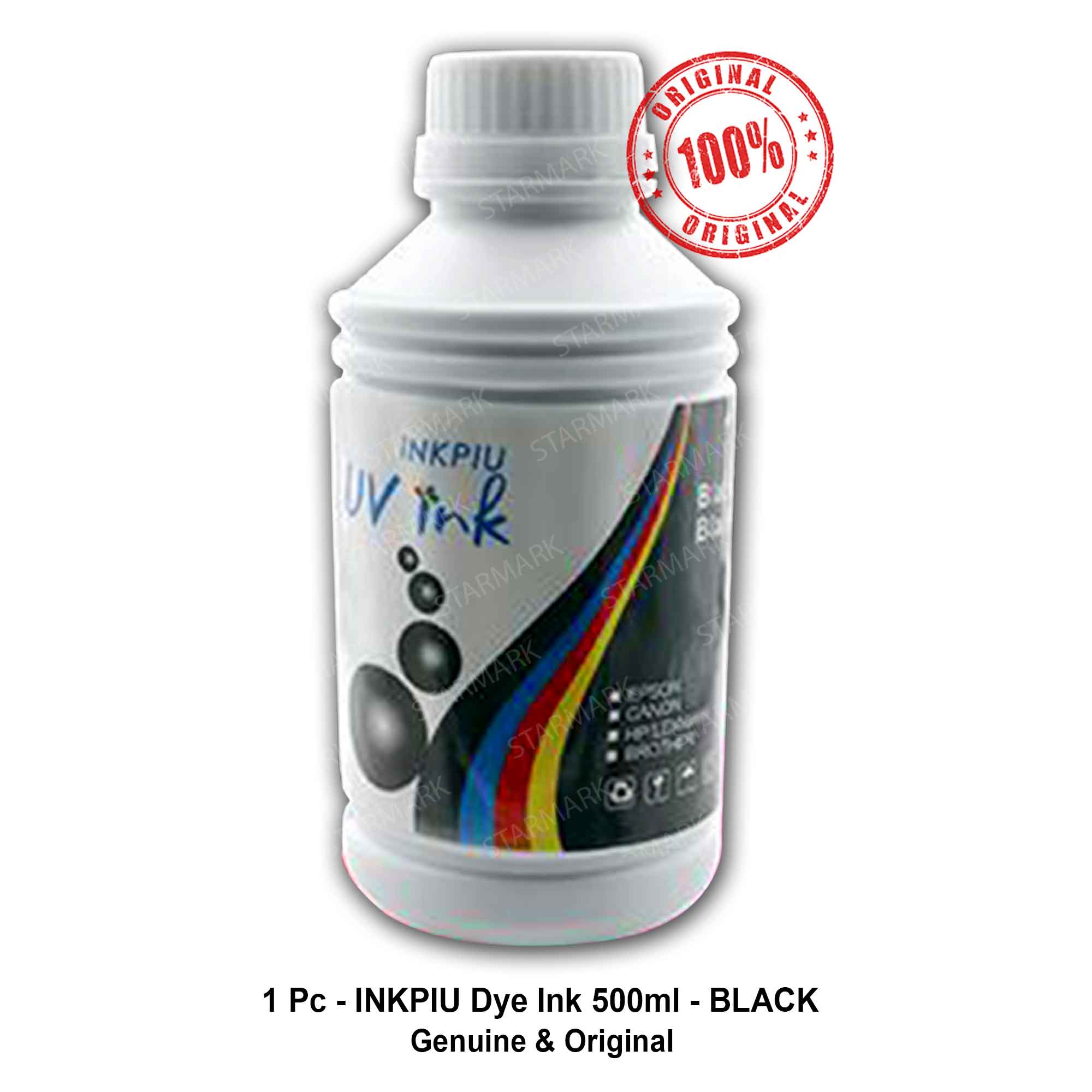 Inkpiu UV Dye Inks 500ml each - Set of 1 Bottle - Black | Lazada PH