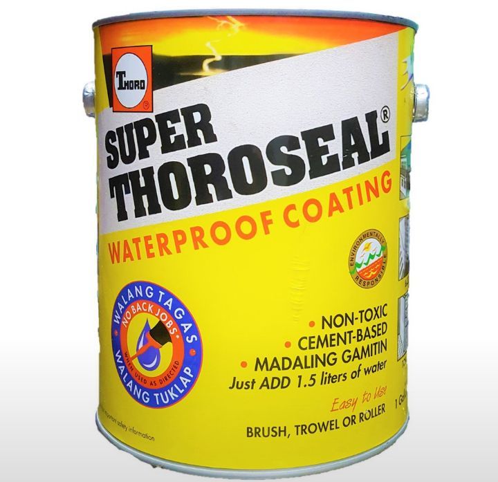 SUPER THOROSEAL WATERPROOFING COATING 1GALLON (4.5KG) GRAY / WHITE ...