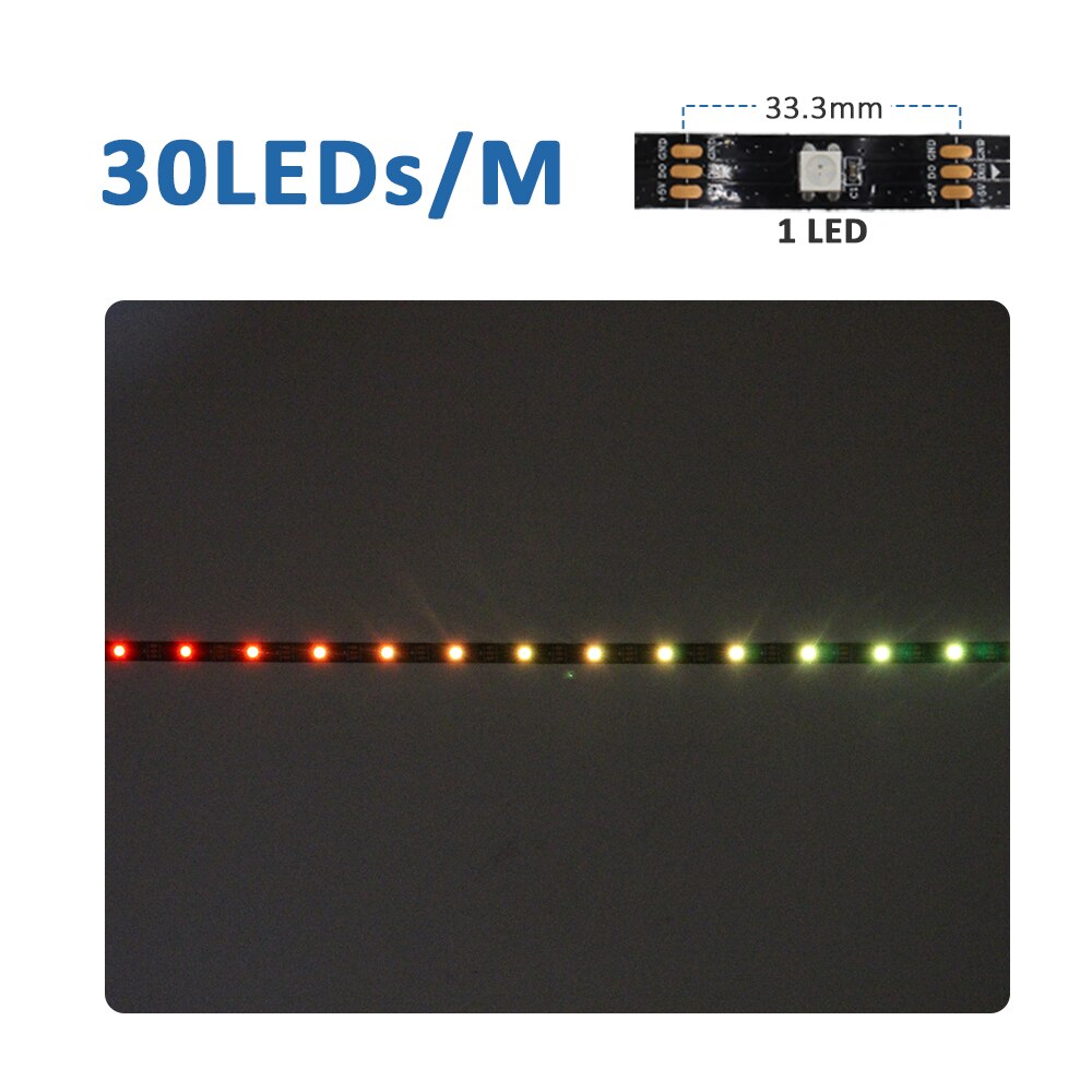 WS2812B Addressable RGB LED Strip 5V 3Pin Header PC Rainbow ARGB Fusion ...
