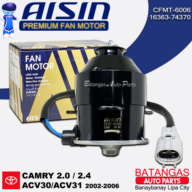 AISIN RADIATOR FAN MOTOR TOYOTA CAMRY ACV30/AVC31 2002-2006 MADE IN ...