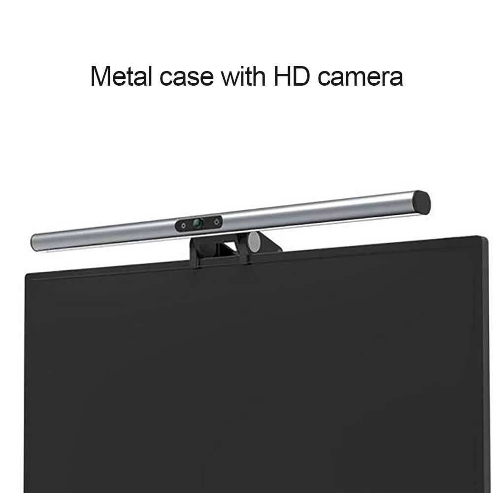 Screen LED Bar Desk Lamp With Camera And Microphone PC Computer Laptop ...