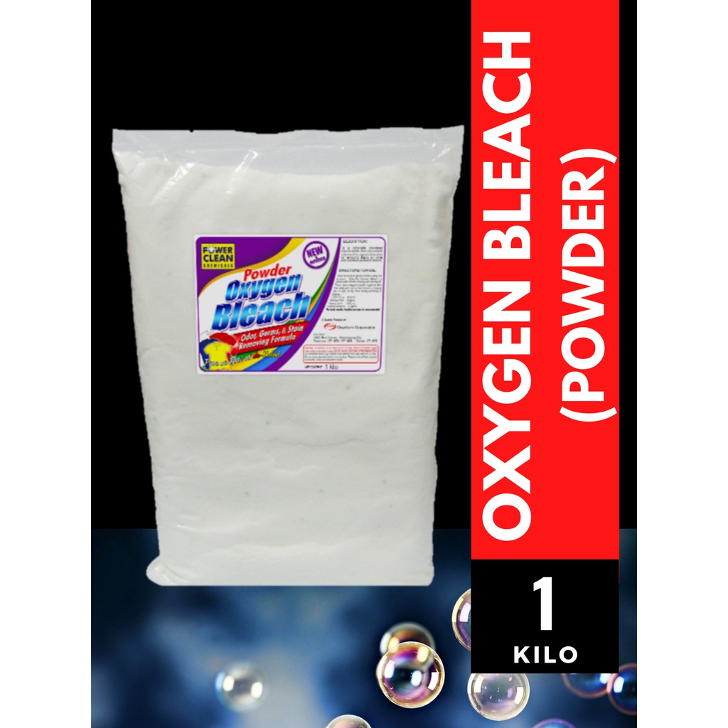 OXYGEN BLEACH POWDER 1 kilogram Color Safe Laundry Fabric Stain Remover ...