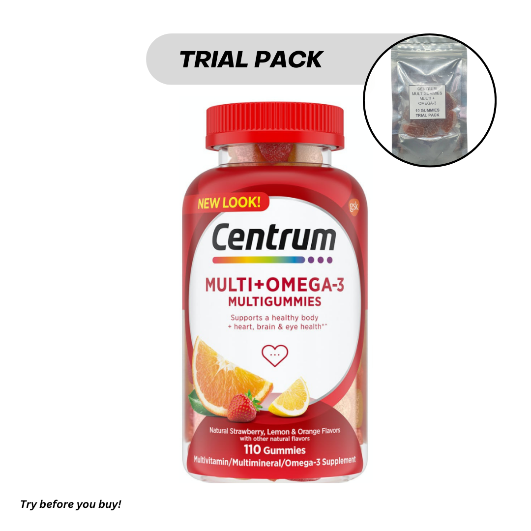 Trial Pack Centrum MultiGummies Multi + Omega-3, 10 Gummies | Lazada PH