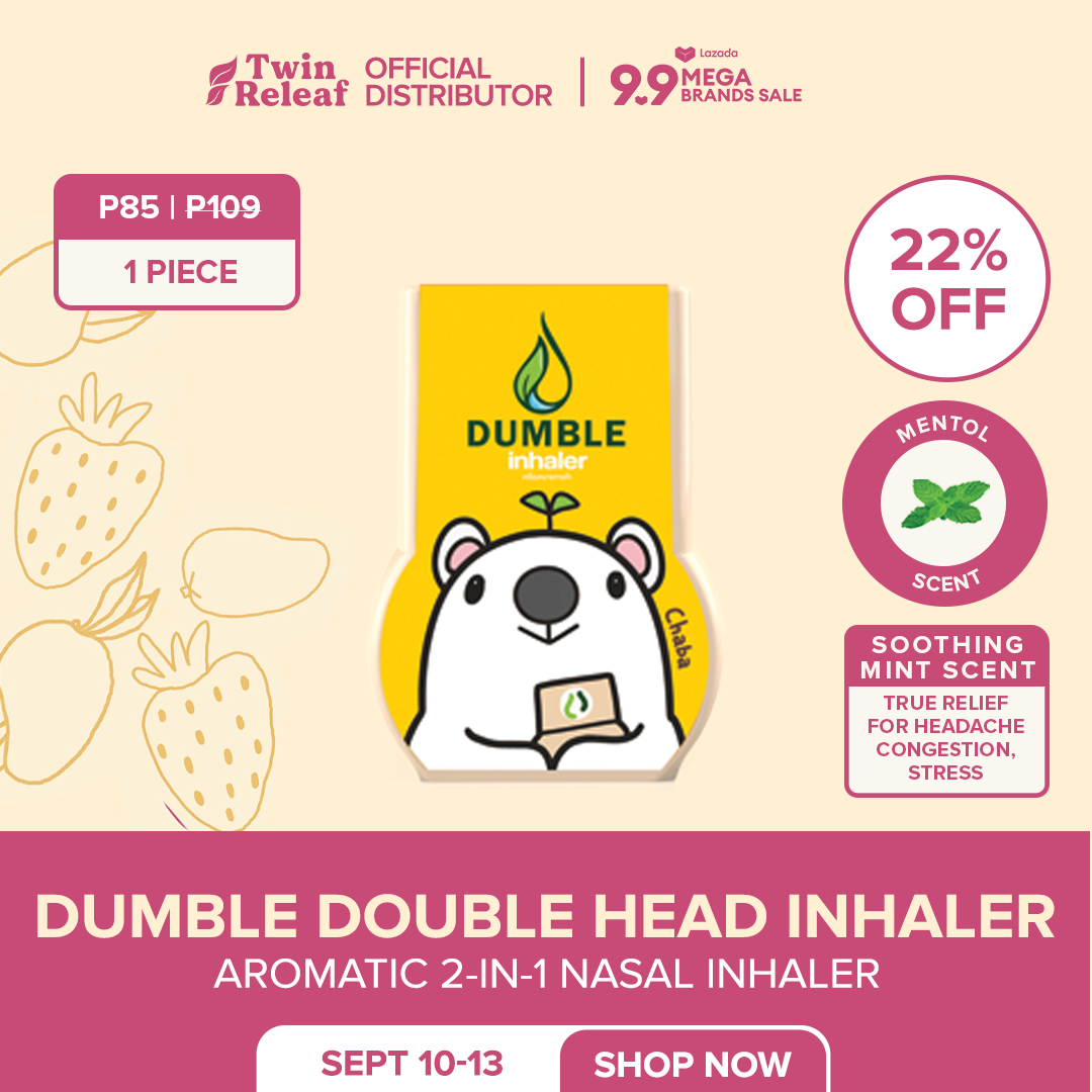 Twin Releaf Dumble Double Head Inhaler [Soothing Vapors, Relieves Nasal ...