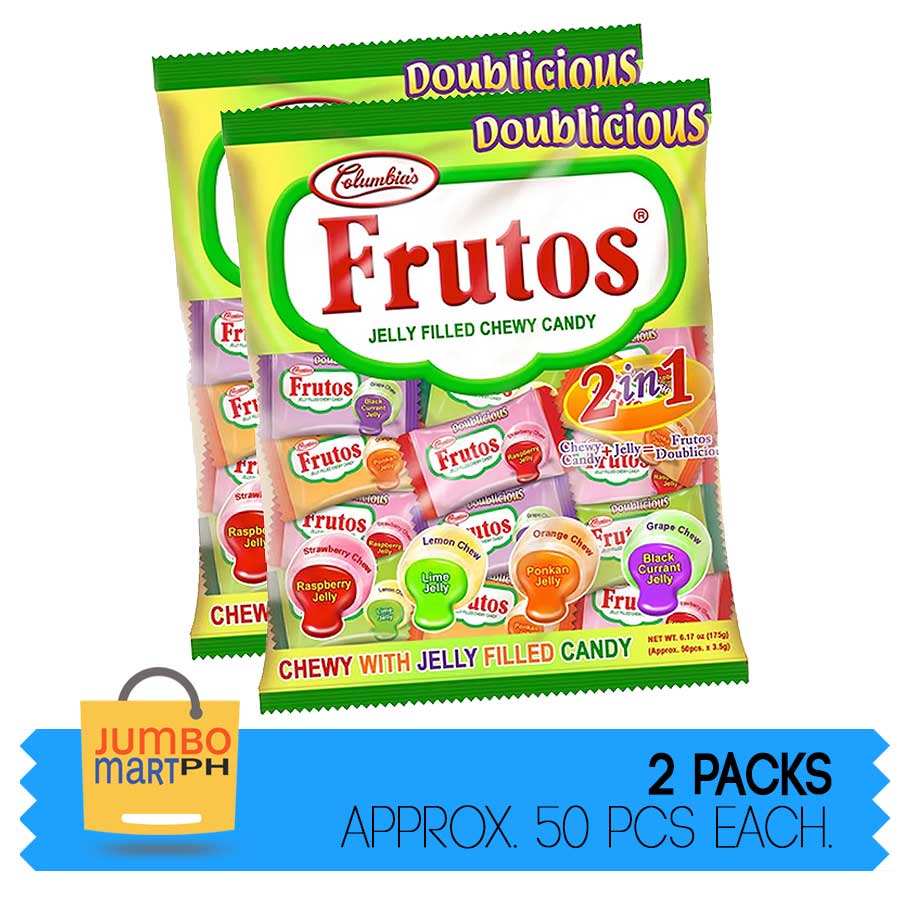 FRUTOS DOUBLICIOUS CHEWY CANDY x 2 PACKS / 50 PCS PER PACK | Lazada PH