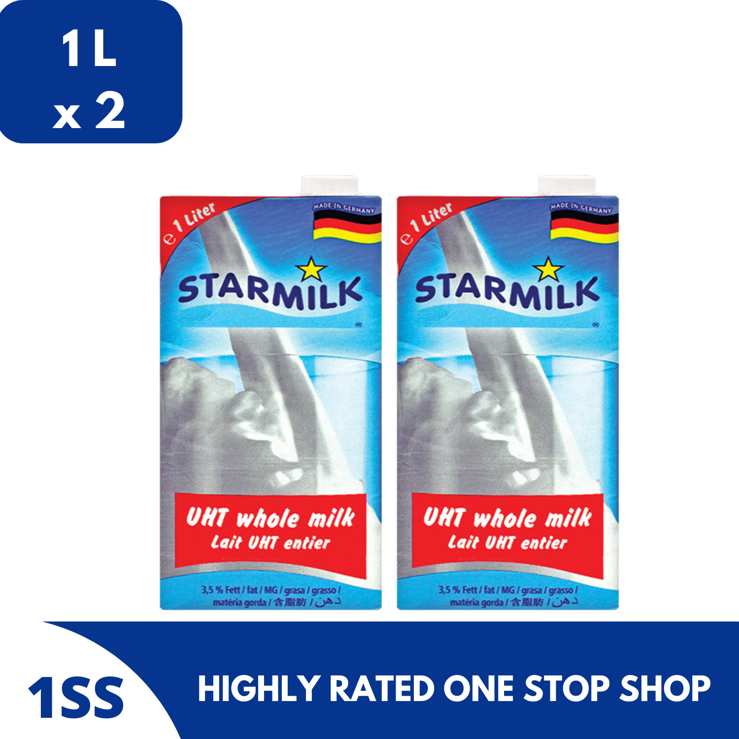 Starmilk UHT Whole Milk, 1Liter set of 2 | Lazada PH