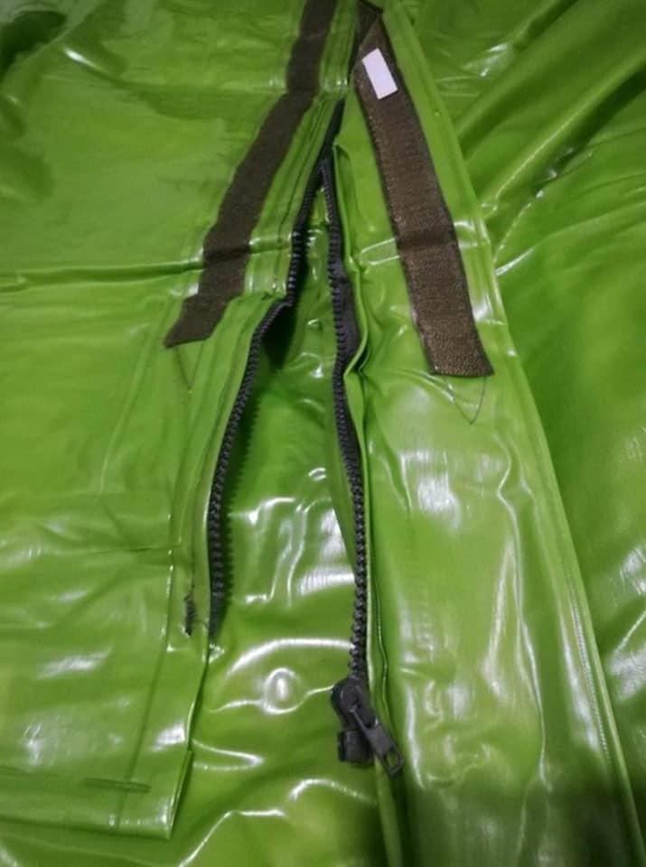 the Original Rubberized Green Kapote/ High Quality Vulcanized Raincoat ...