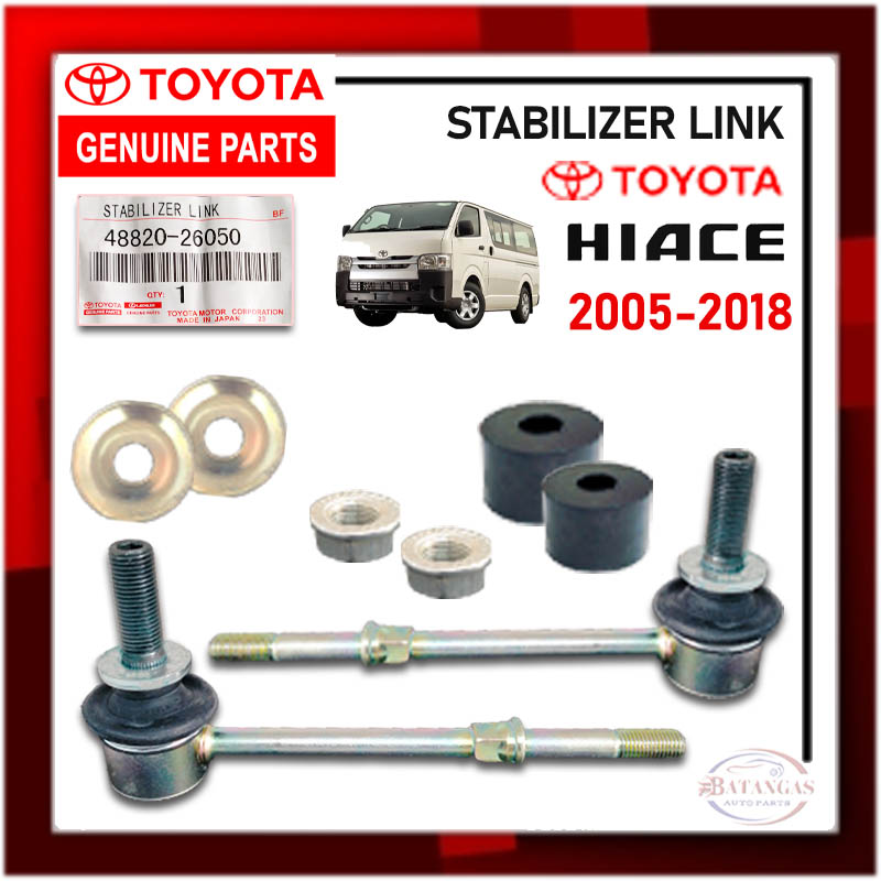 TOYOTA GENUINE STABILIZER LINK TOYOTA HIACE 2005-2018 (2PCS) PART NO ...
