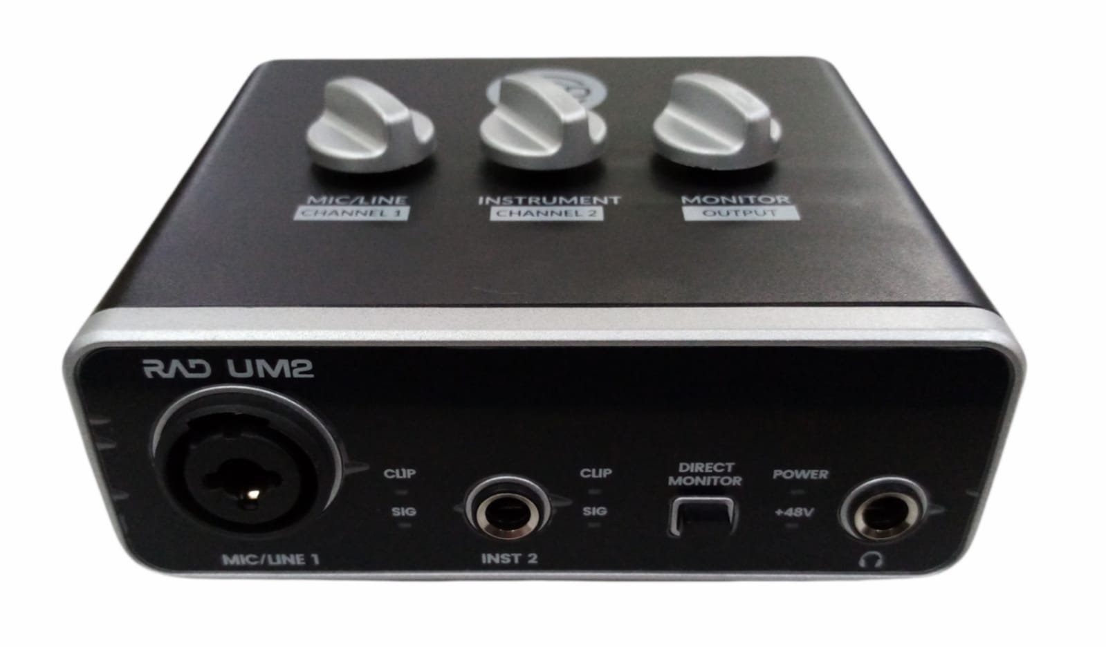 RAD Two inputs and two outputs USB audio interface Black 1-Channel UM2 ...