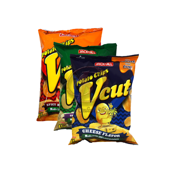 Potato Chips VCut Spicy, Onion & Garlic & Cheese Flavor 60g | Lazada PH