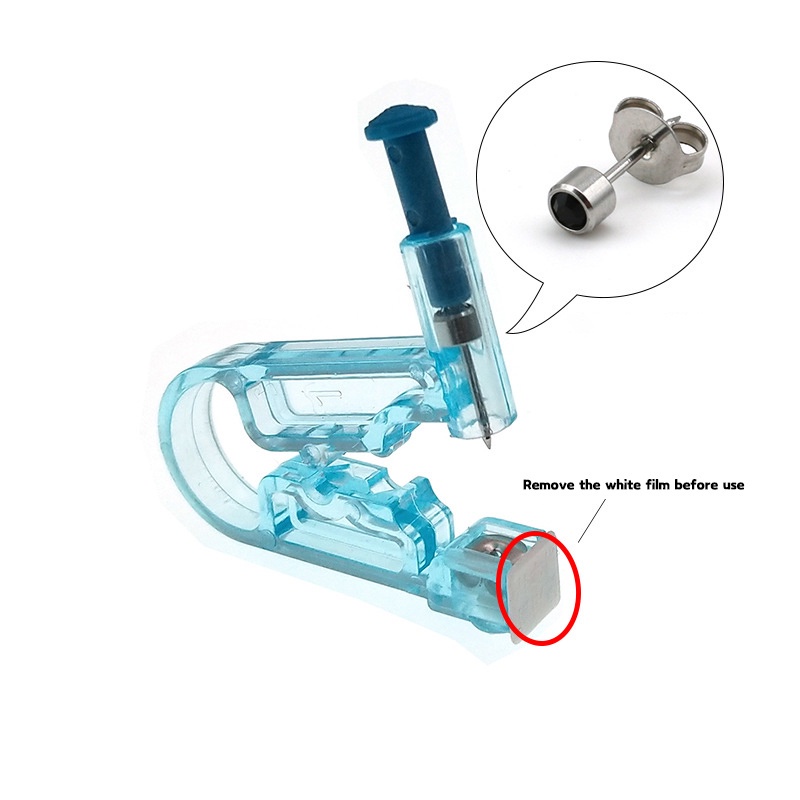 Disposable Sterile Ear Gun Manual Ear Piercing Gun Painless Ear ...