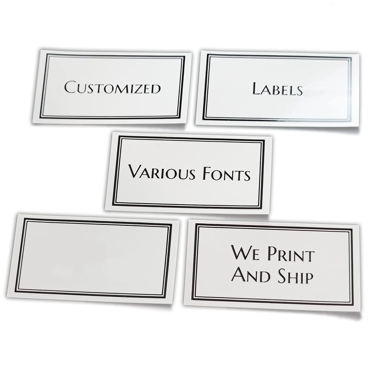 Thermal Customized Sticker Label (100pcs) Free Simple Template Layout ...