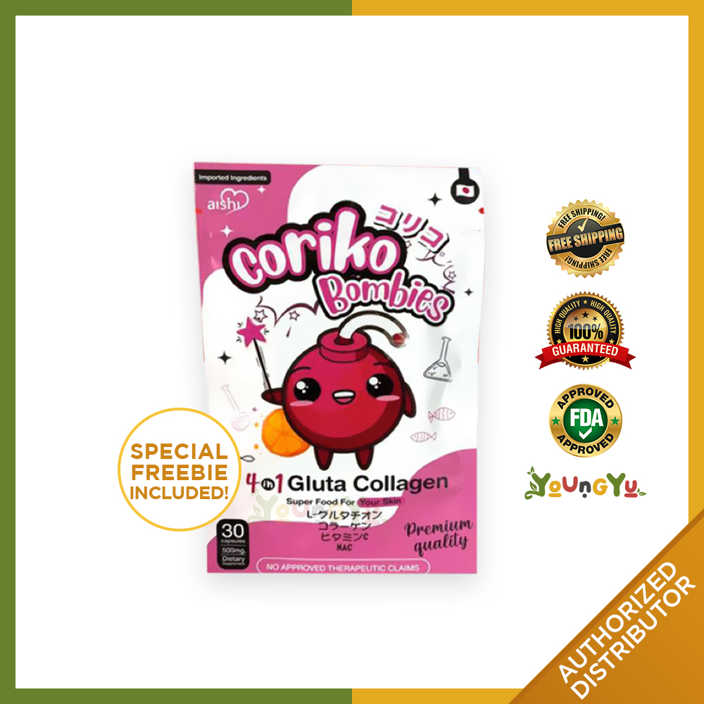 Coriko Bombies 4in1 Gluta Collagen by Aishi Japan | Lazada PH
