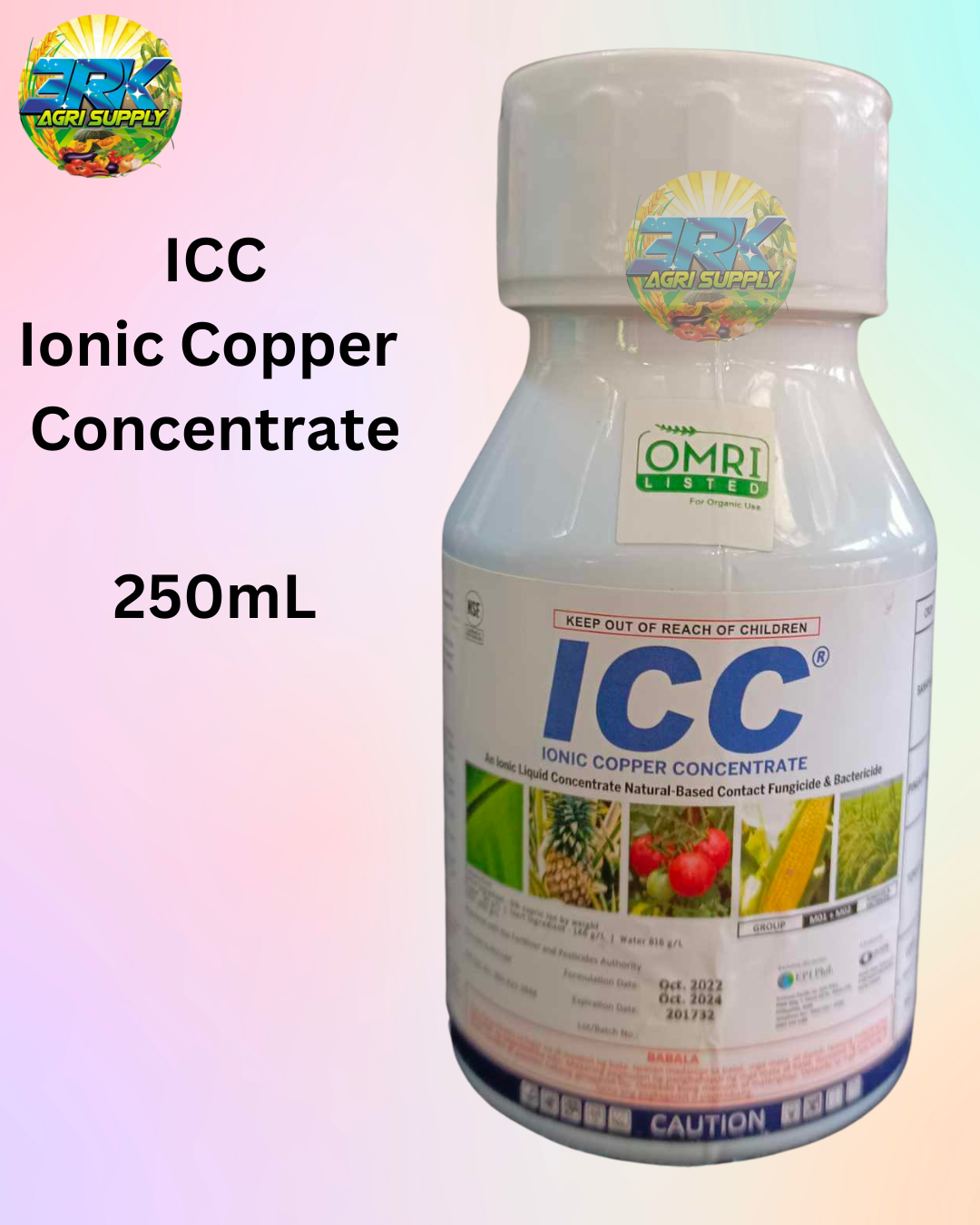 ICC Ionic Copper Concentrate Fungicide & Bactericide 250mL | Lazada PH