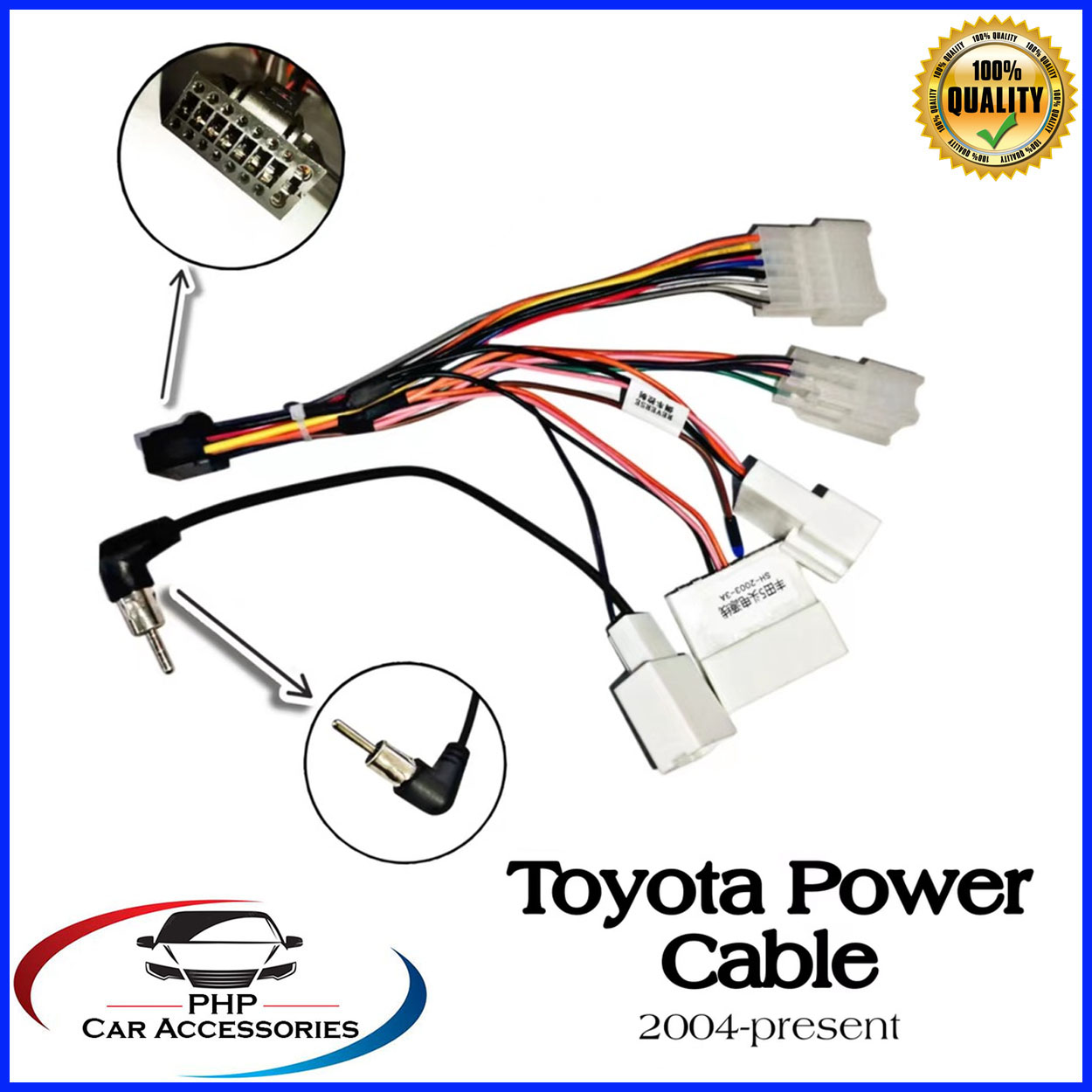 Toyota All Models 2004-present Cable Plug Harness Install Stereo Wiring ...