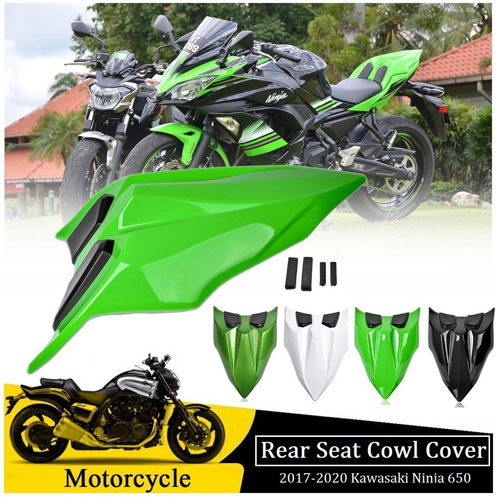 Ultrasupplierสีเขียวอ่อนสำหรับKawasaki Ninja650 Z650ที่หุ้มเบาะด้านหลัง ...