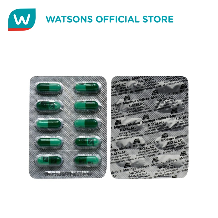 NATALAC Moringa Oleifera 250mg Capsule 1 Capsule | Lazada PH