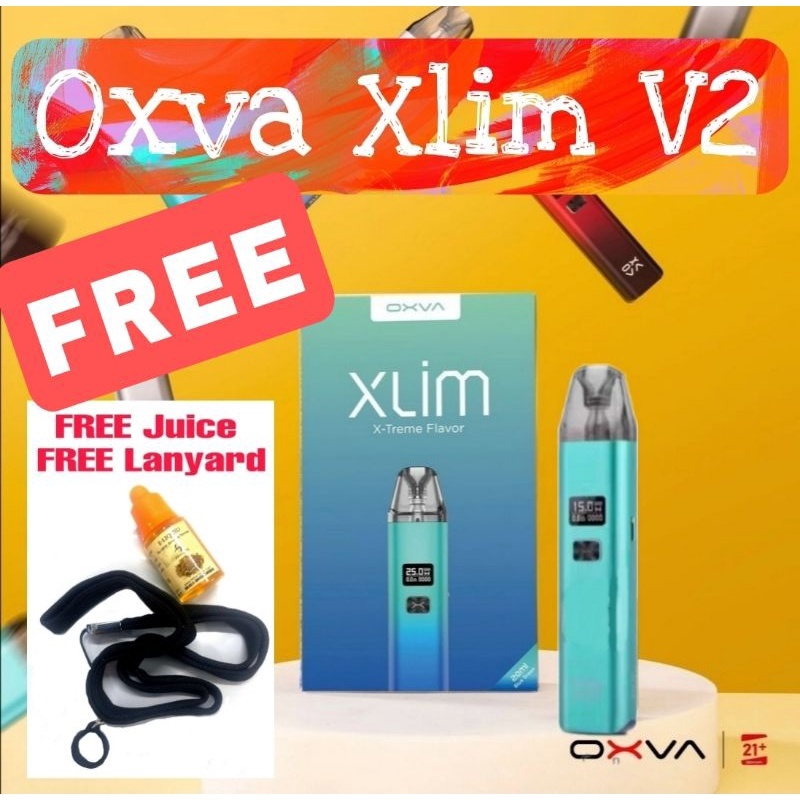 Xlim V2 kit FREE Lanyard FREE mentholated Juice vape pod kit | Lazada PH