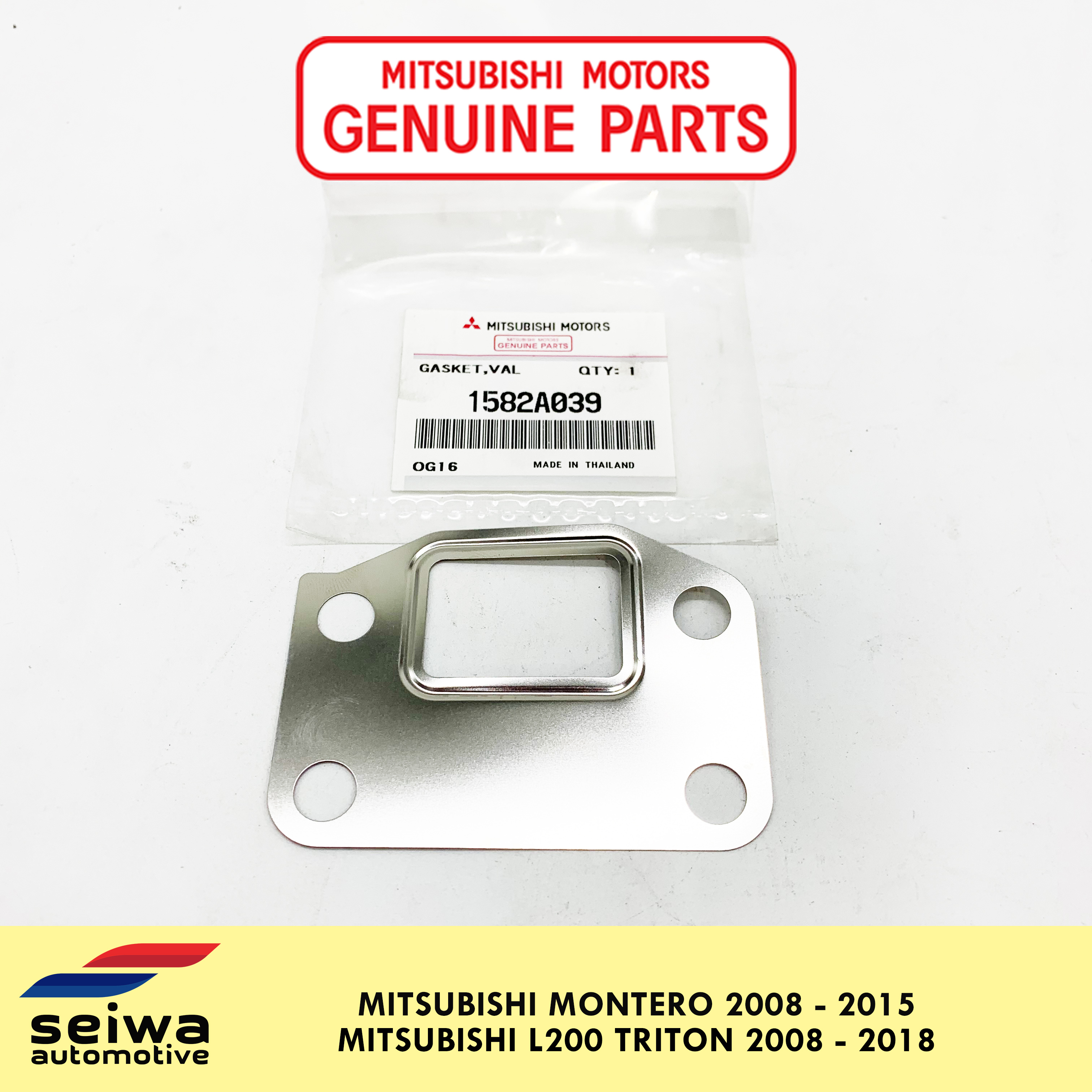 [2008 - 2015 GEN2] Mitsubishi Montero EGR Valve Gasket - Genuine ...
