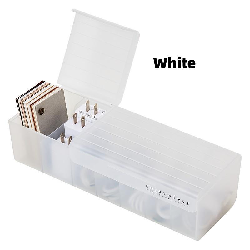 Desktop data cable storage box Cable organizer Charger Multifunctional ...