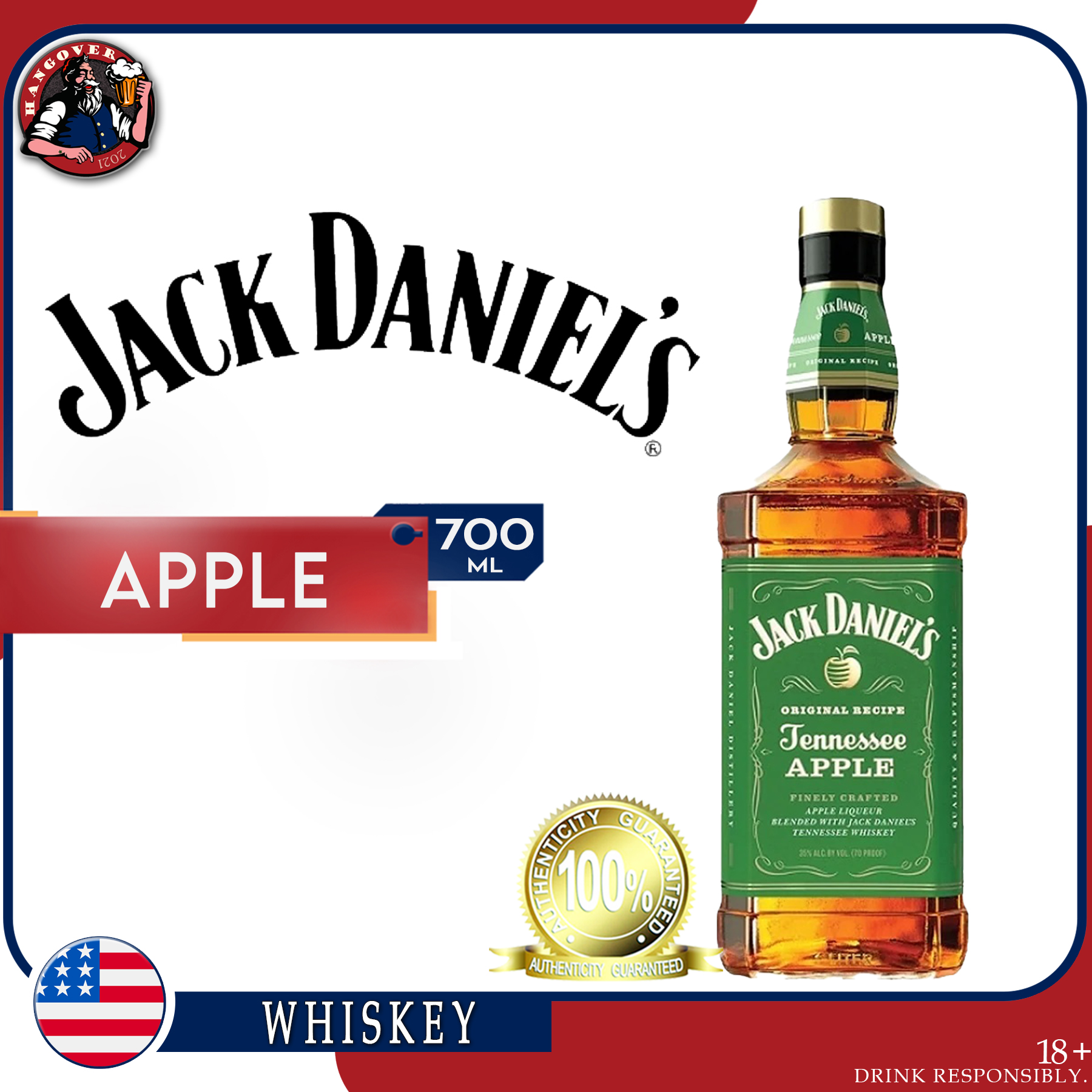 Jack Daniel's Liqueur Bundle | JD Honey700ml, JD Apple700ml, & JD ...
