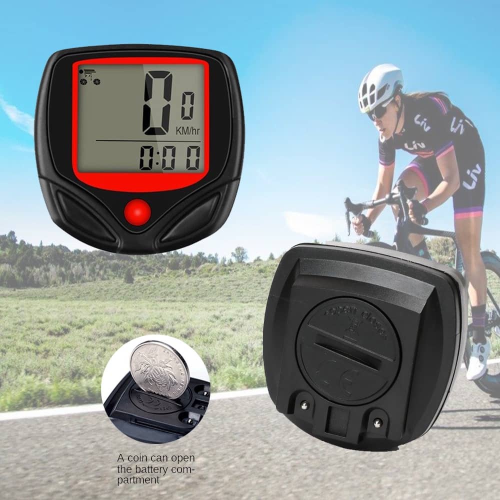 Sunding Bike MTB Outdoor Cycle Computer Waterproof Wired Lcd Computer ...