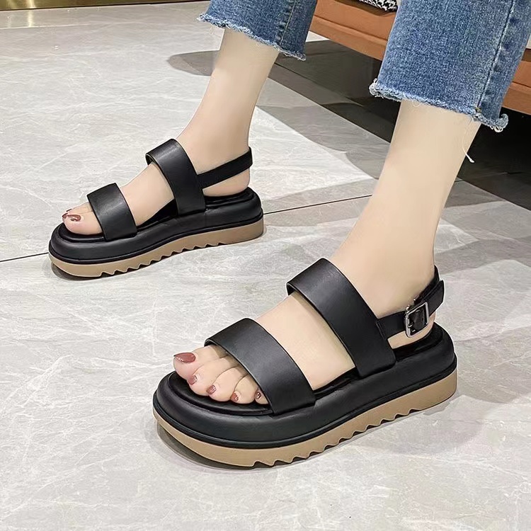 Joyo Sandals for Women Two Strap thick bottom 4cm #210 | Lazada PH
