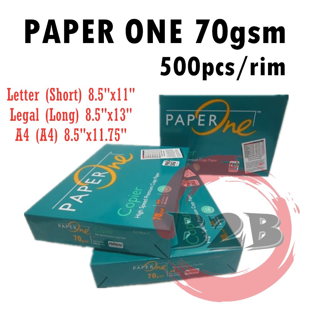 Long / Legal Short / Letter A4 Paper One 70gsm Size bond paper copy ...