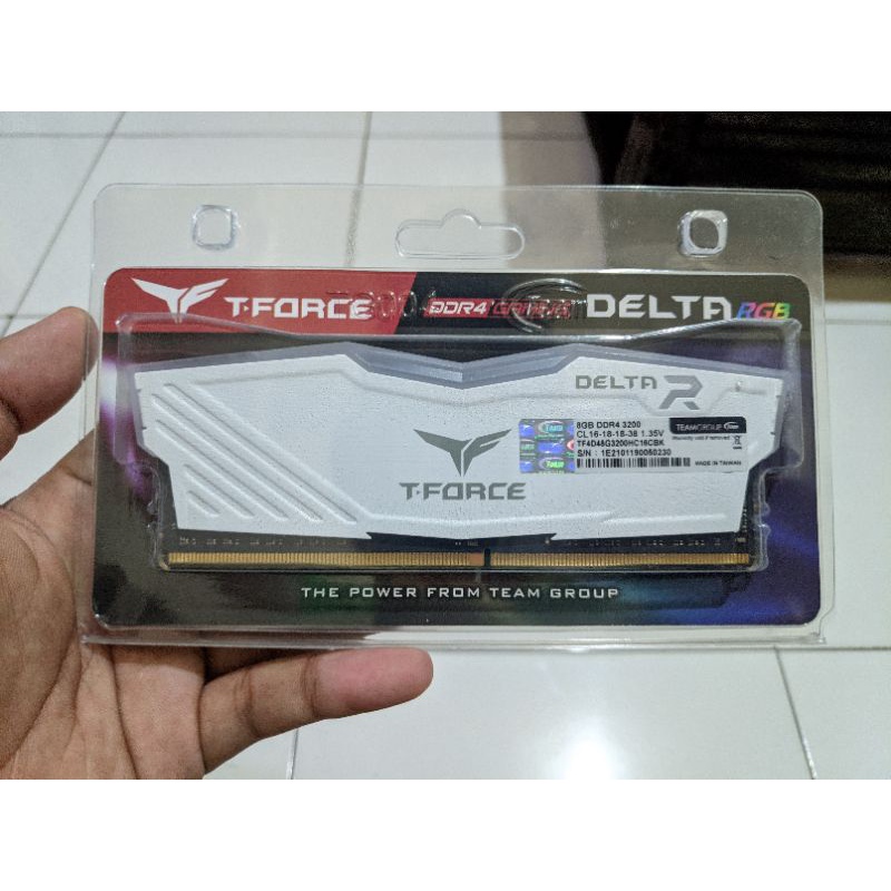 Team Group Tforce Delta RGB 8gb 3200mhz DDR4 Gaming Desktop Memory ...
