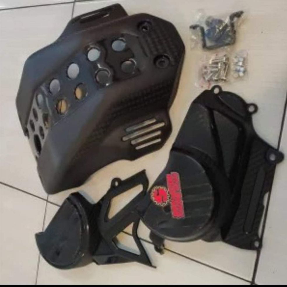 honda CRF150/XR150/125 skid plate with engine cover | Lazada PH