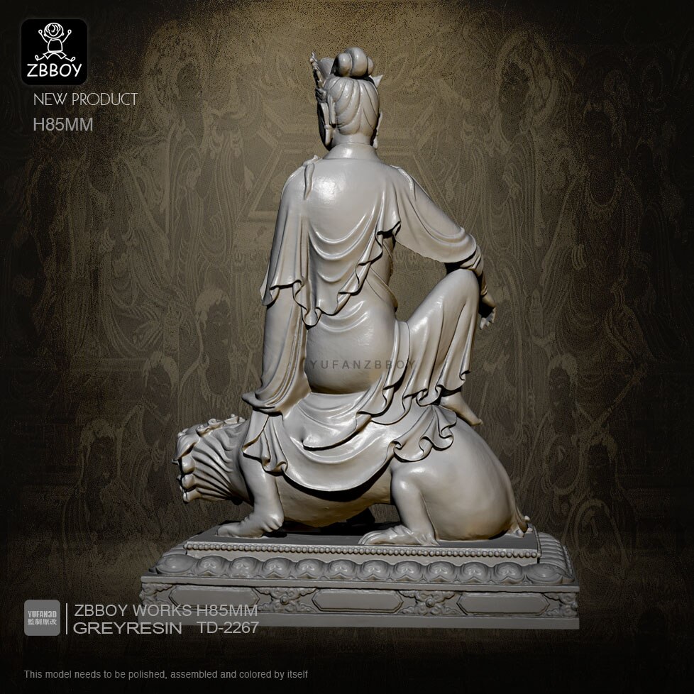 85MM Resin Figure Kits Buddha Model Self-assembled TD-2267 - jin nuo ...