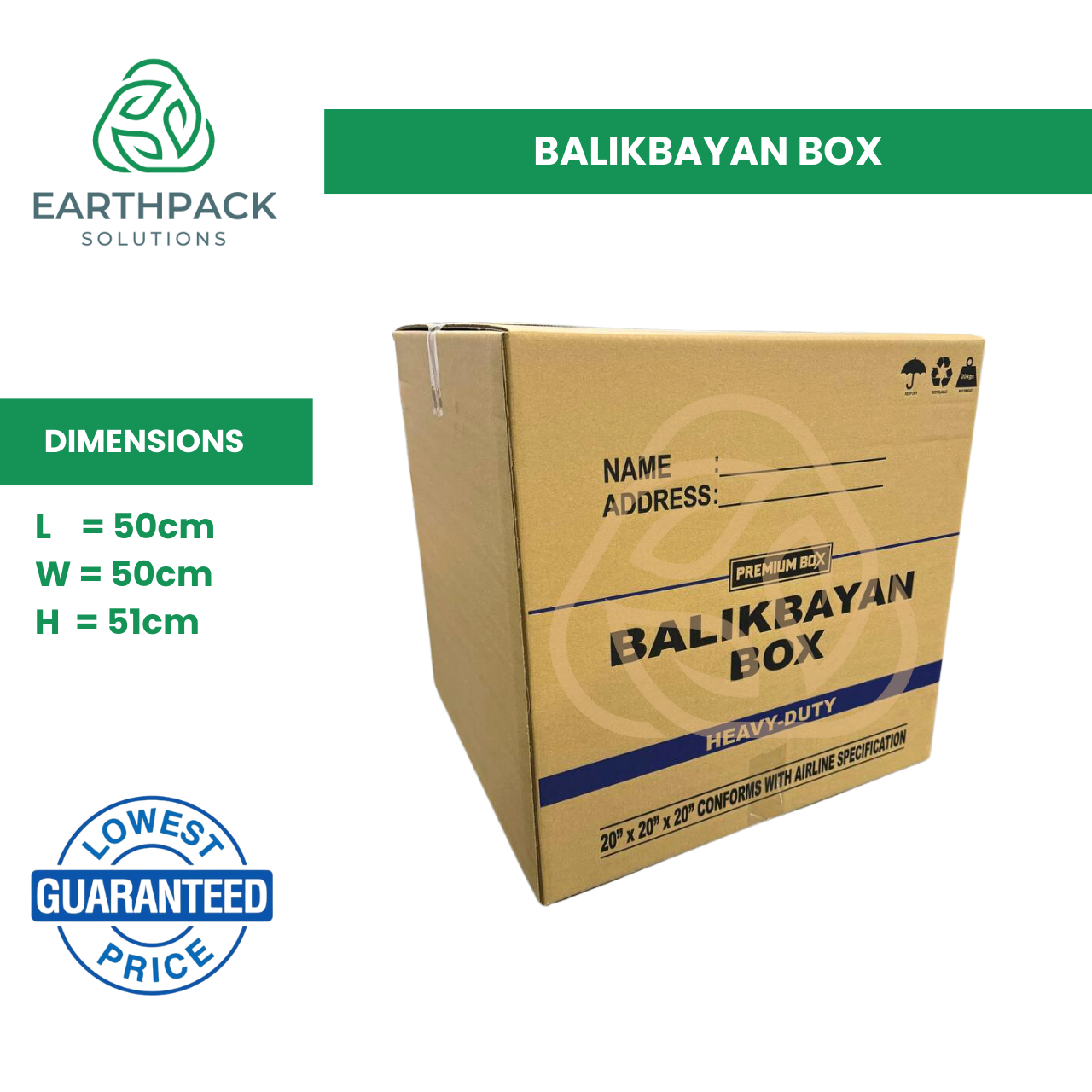 Premium Balikbayan Box Airline-Approved | Lazada PH