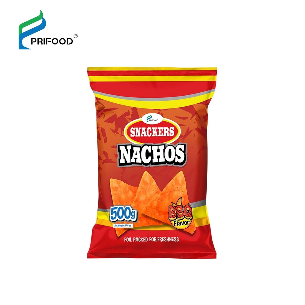 Prifood Snackers Nachos Bundle - Snackers Nachos Cheese Barbecue 500g ...