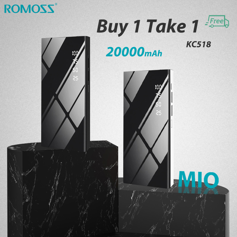 Buy 1 Take 1 Original ROMOSS KC518 20000mAh With flashlight High ...