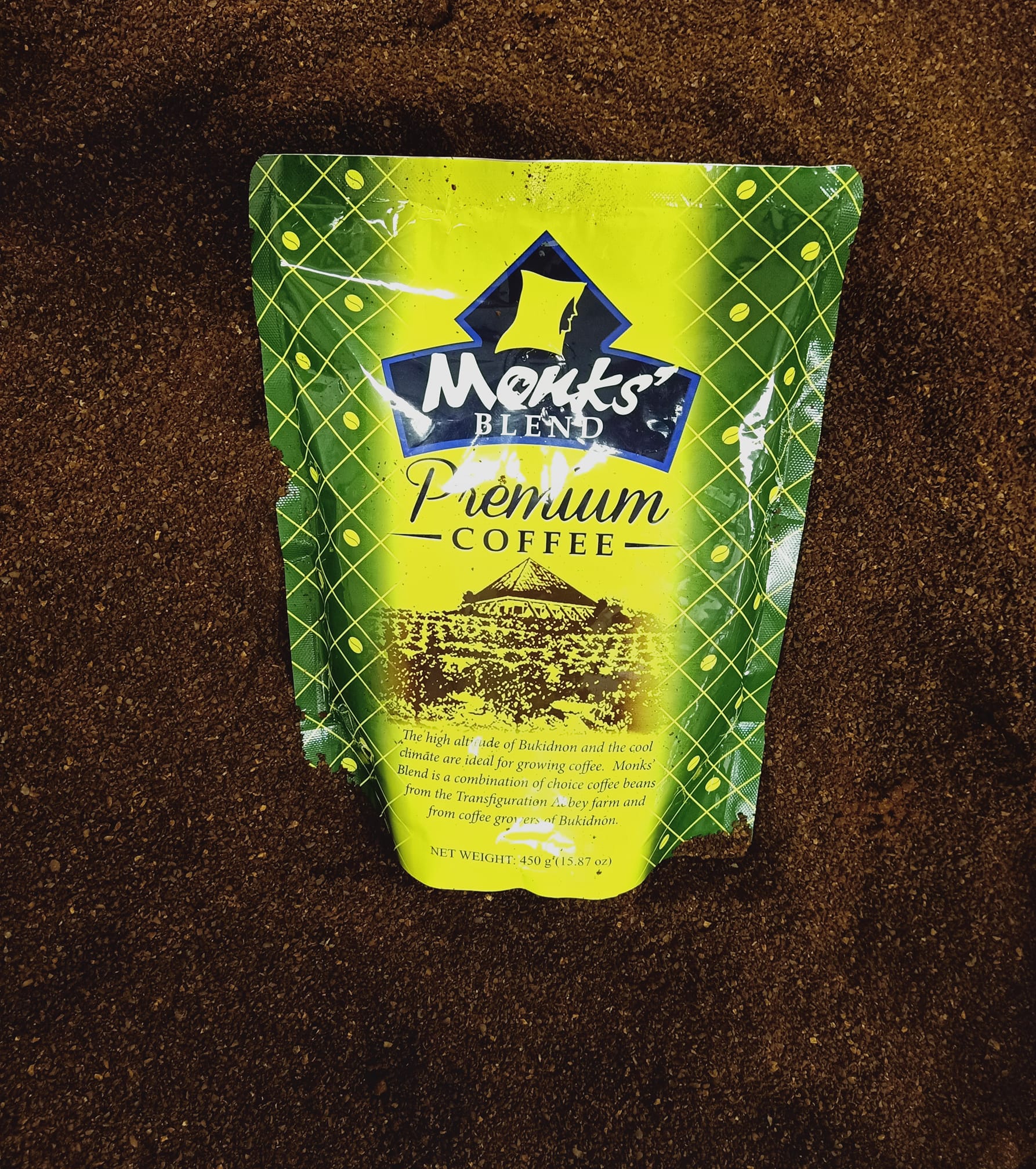 Monk's Blend Premium Arabica-Robusta Ground Coffee -200grams | Lazada PH