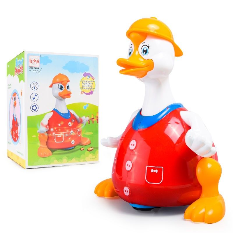 Toy for Kids Funny Animals Swing Goose Electronic Toys with Flashing ...