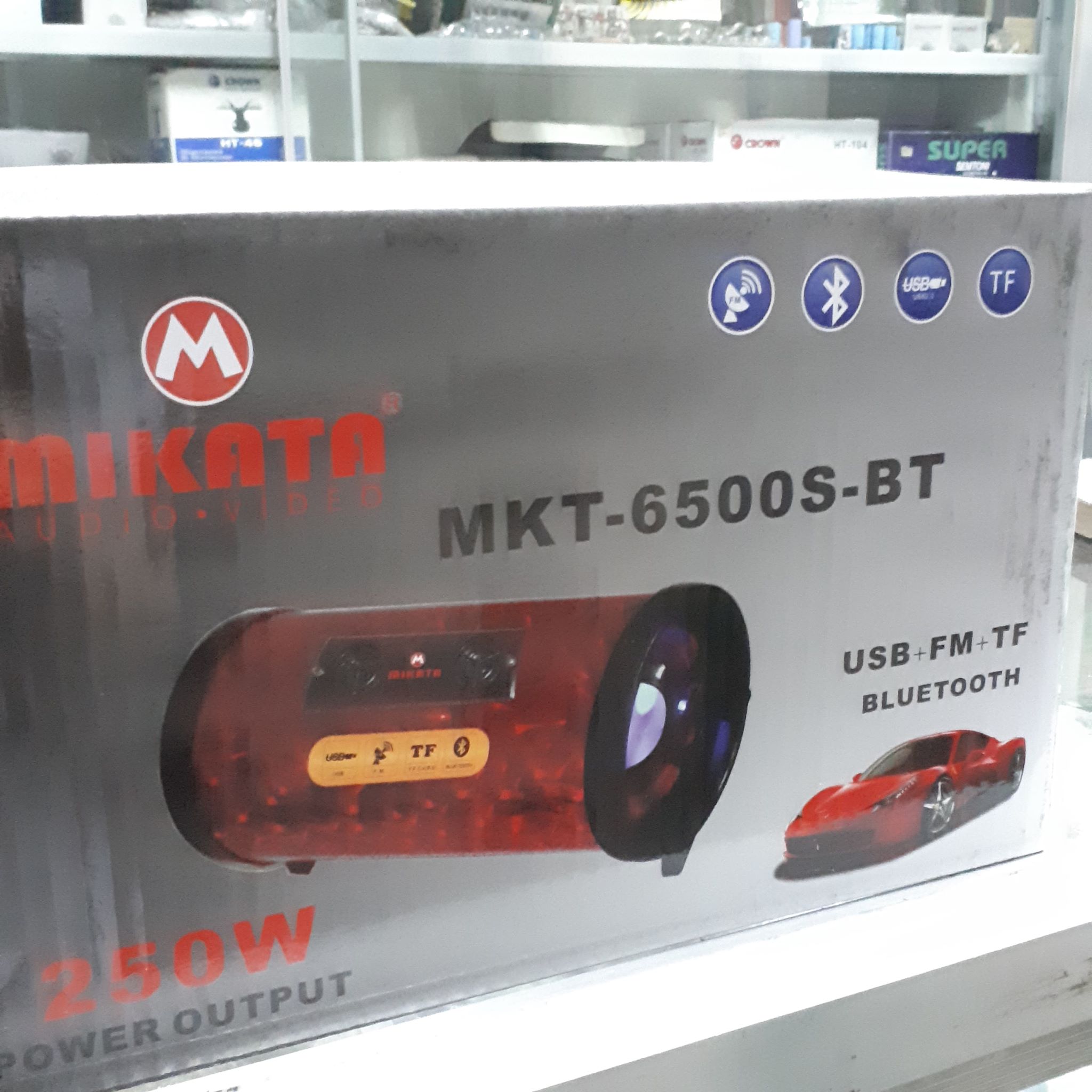 Mikata MKT-6500S-BT Car Subwoofer (Bluetooth/SUB/FM/TF) | Lazada PH