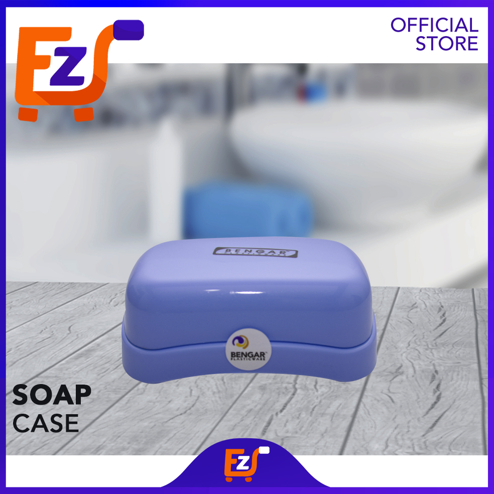 EZ DEAL Bengar Plastic Soap Bar Case for Bathroom Soap Organizer ...