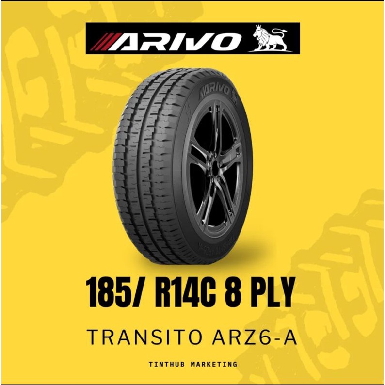 【Ready Stock】 ARIVO TRANSITO ARZ6-X, 185R14C 8 PLY | Lazada PH