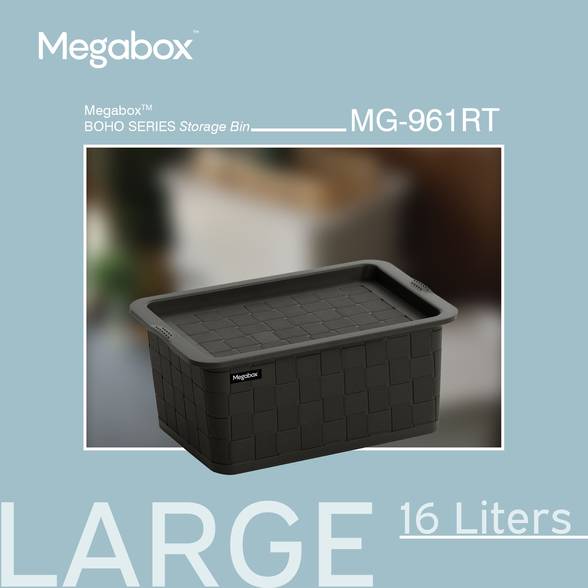 Megabox MG 961 RT Storage Bin Large BUNDLE OF 3 | Lazada PH