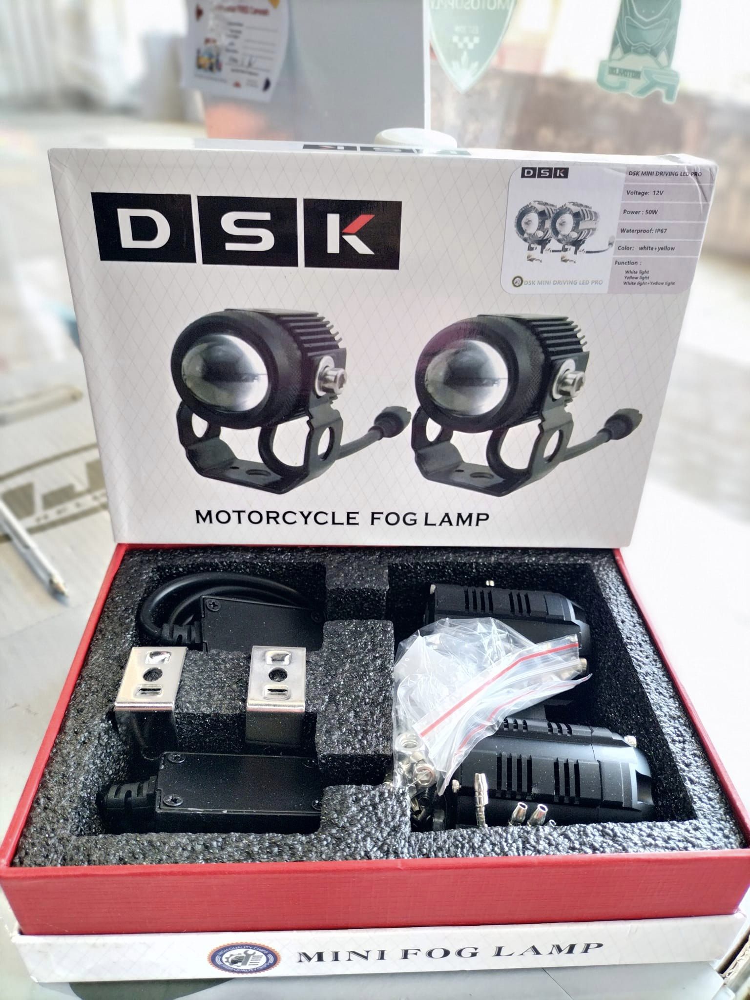 DSK MOTORCYCLE MINI DRIVING LED LIGHT/ FOG LAMP | Lazada PH