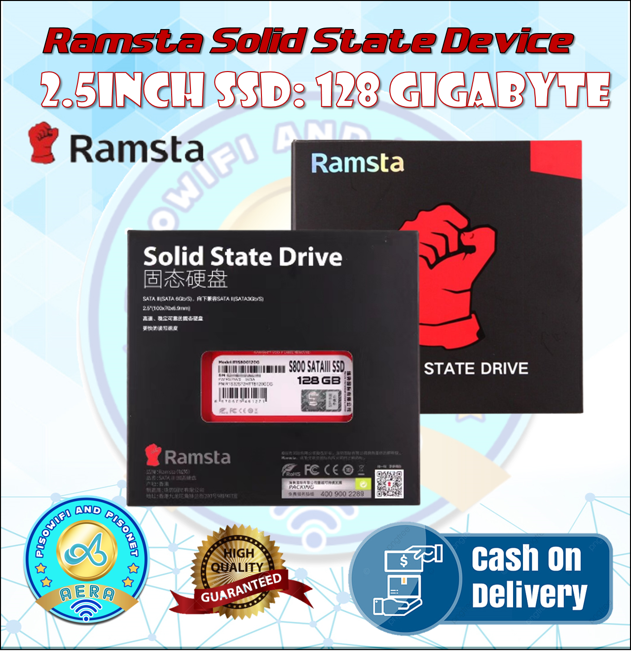 Ramsta 2.5" Ssd 128gb 256gb 512gb 1tb Solid State Drive / Ssd Sata III ...